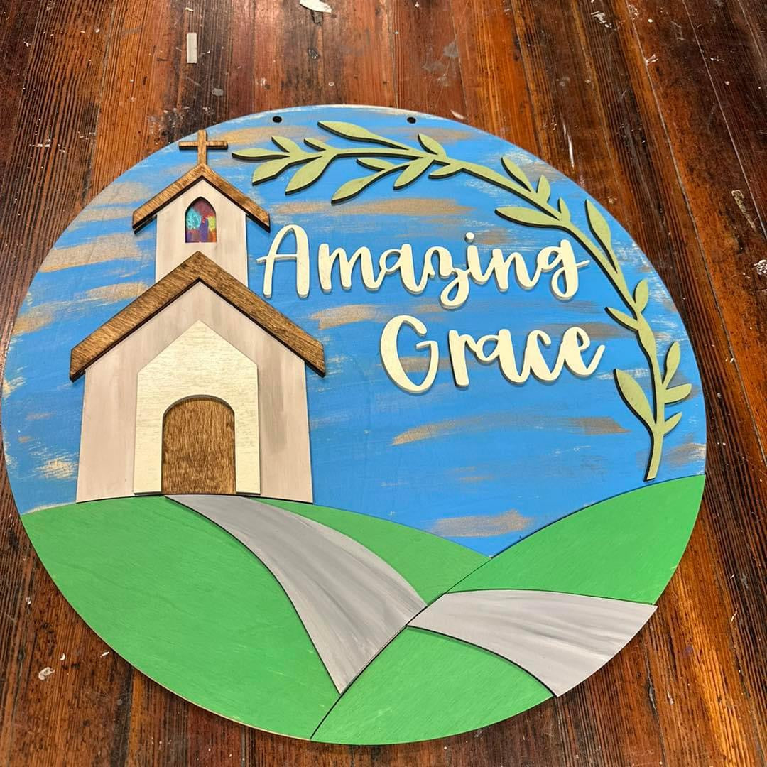 Amazing Grace Church Paint Kit – Whims & Wishes