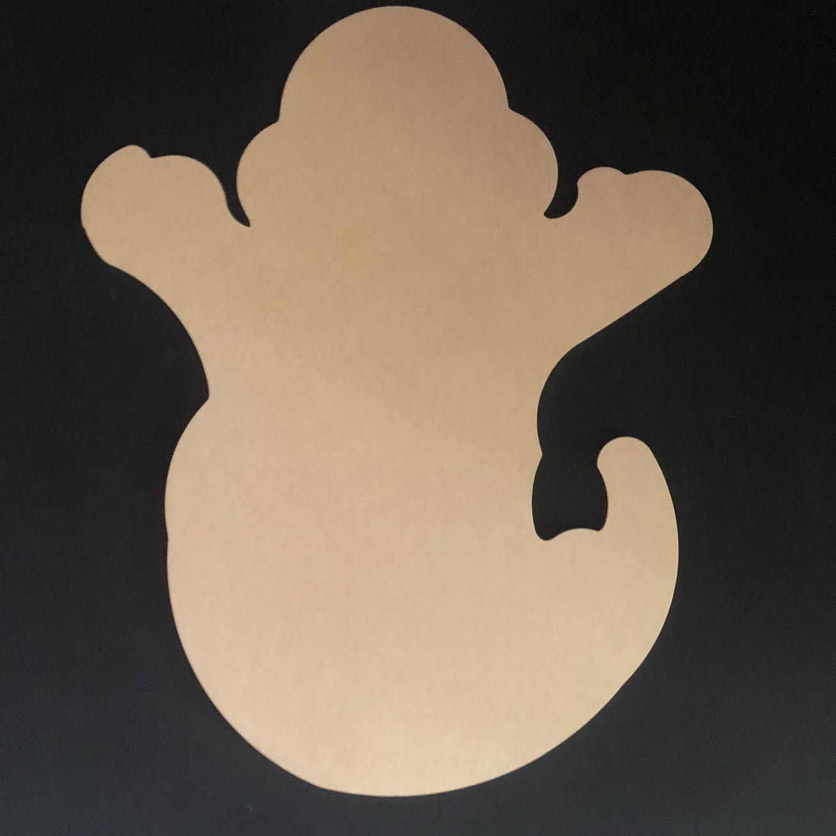 Casper the friendly ghost Halloween Cutout Wood, Door Hanger Wooden Bl ...